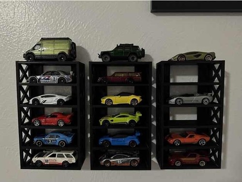 Hot Wheels Wall Mount Showcase Display Tower | eBay