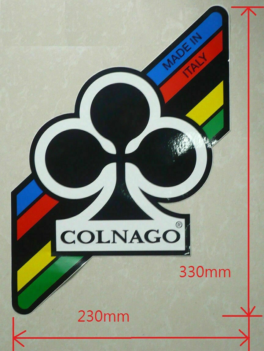 Colnago decal label white background size 230 x 330mm No.106L us | eBay