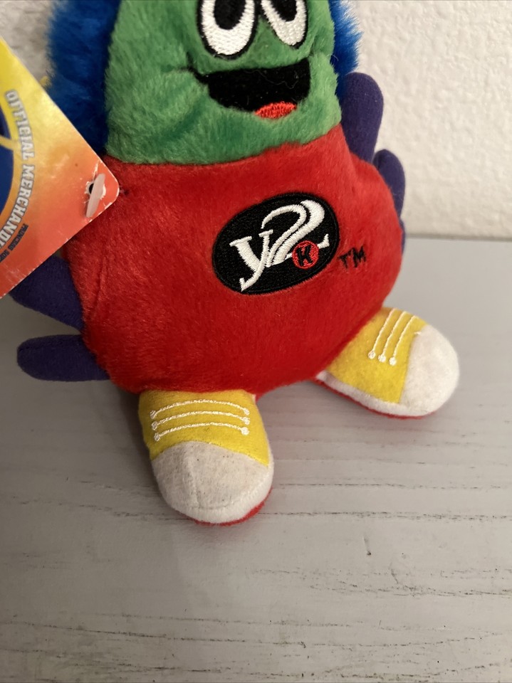 2000 Y2K BUG Computer Virus Crash 6" size Plush Limited W TAG Plush Toy ...