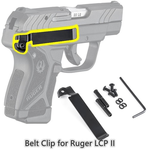IWB Minimalist Belt Clip for Ruger LCP II Low Profile Slim Conceal ...