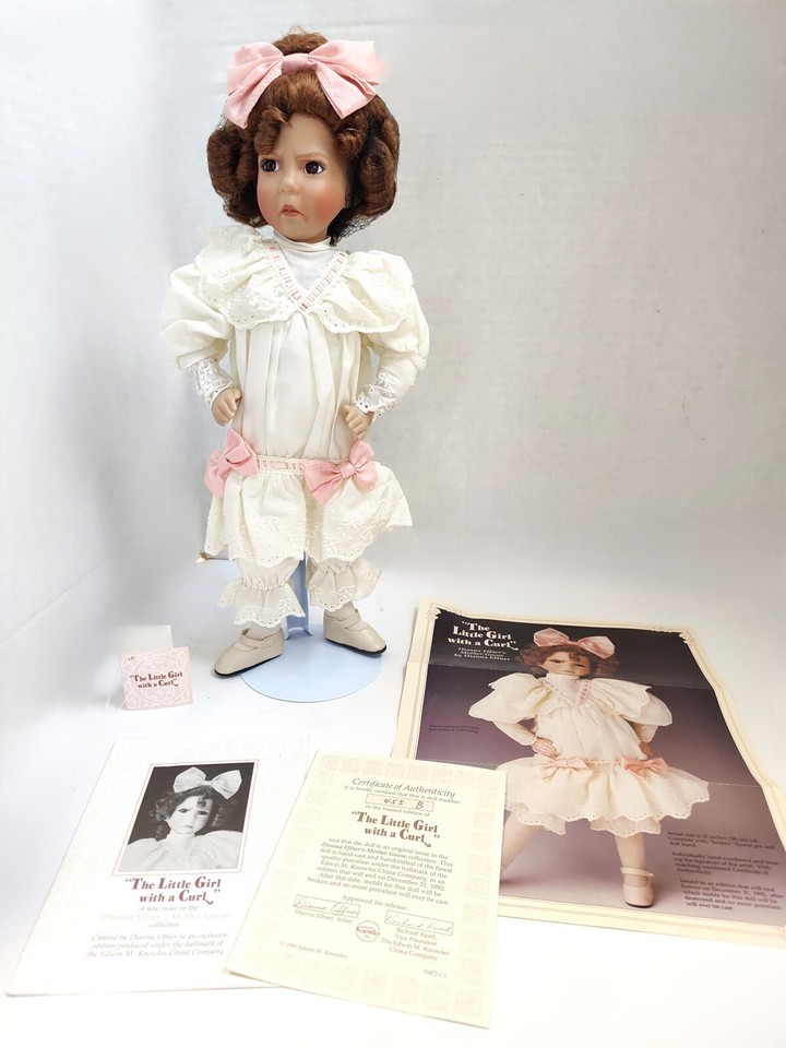 Dianna Effner Doll Little Girl With A Curl From Her Mother Goose ...
