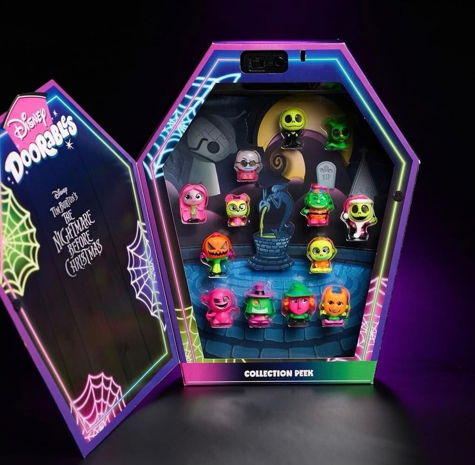 SDCC 2023 DISNEY DOORABLES NIGHTMARE BEFORE CHRISTMAS BLACKLIGHT 13 PC ...