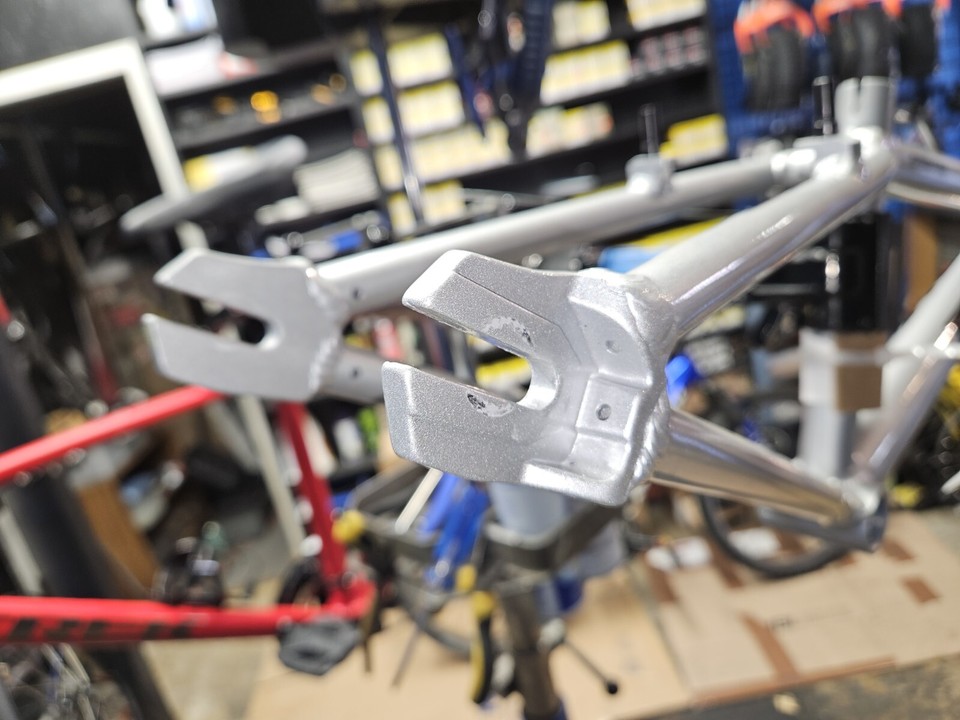 DK BMX PRO CRUISER RACE FRAME SILVER | eBay