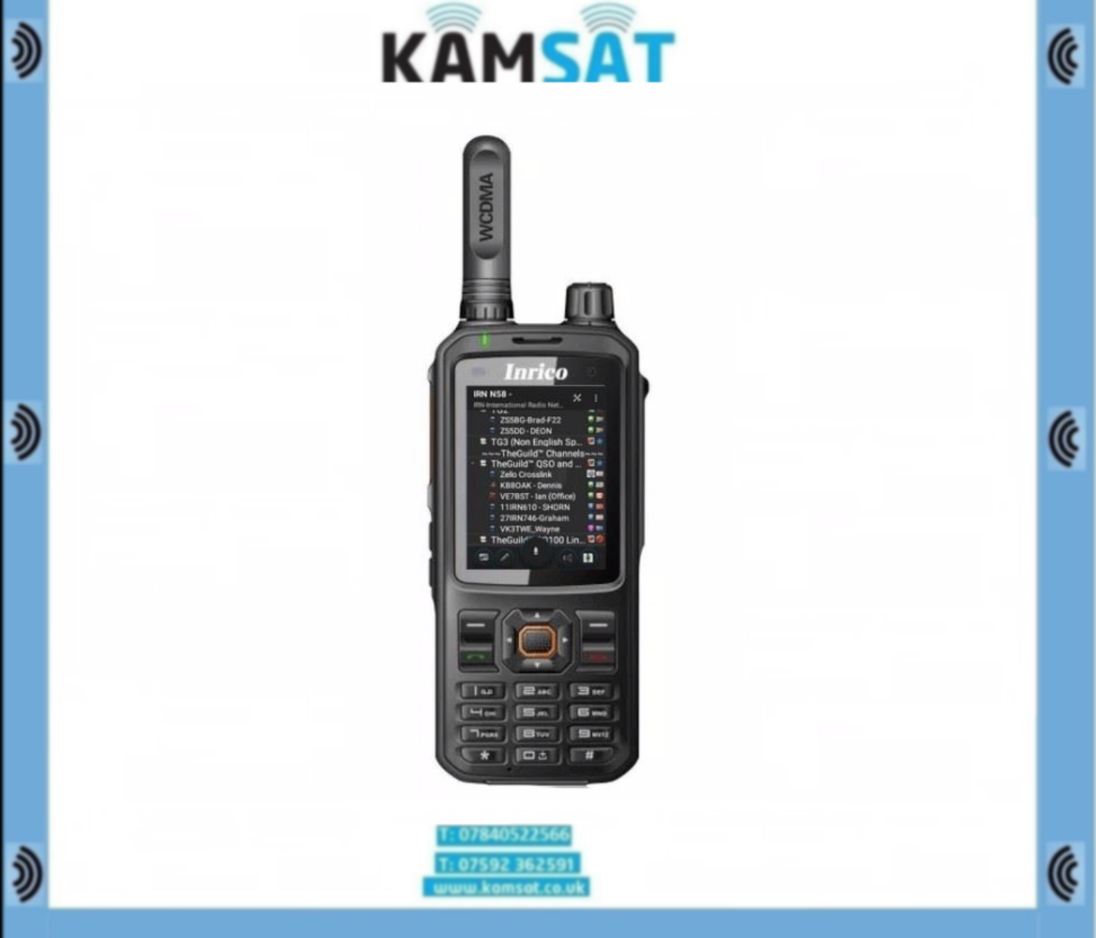 INRICO T320 4G/WIFI NETWORK HANDHELD RADIO CELLULAR NETWORK WALKIE ...