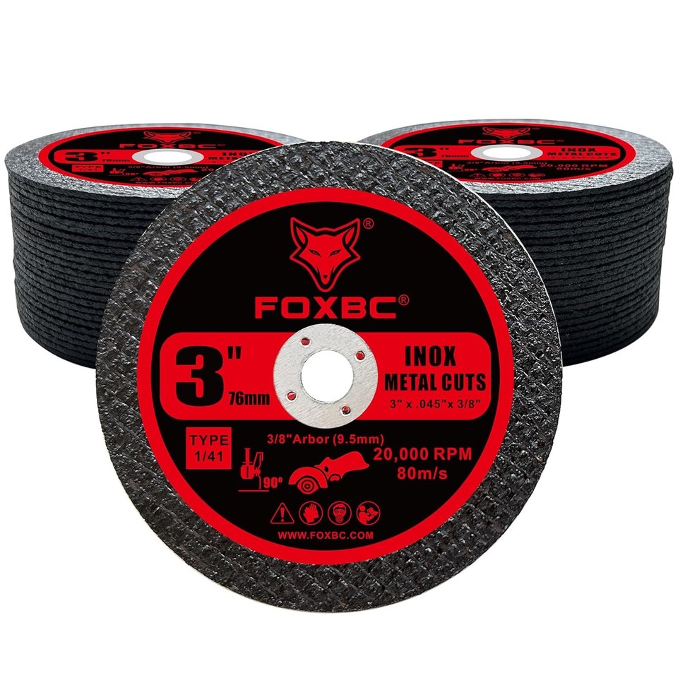 3 Inch Cut Off Wheel Discs, Metal & Stainless Steel Cutting Disk - 50 ...