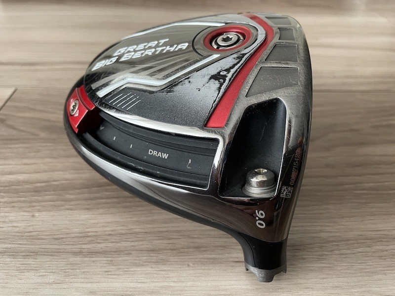 Callaway Driver Great Big Bertha 9 degree head only Right handed very ...