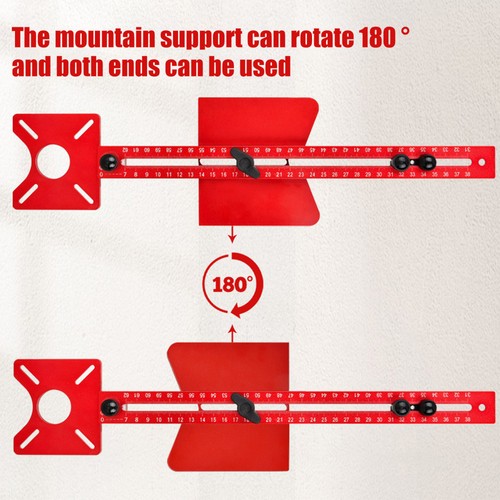 Router Milling Groove Bracket Adjustable Router Jig Tool for Wood Board ...