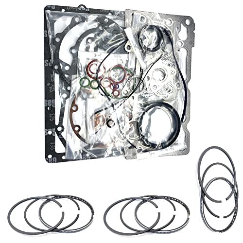 Full Gasket Kit+Piston Rings Compatible for Caterpillar CAT C1.5 Engine ...