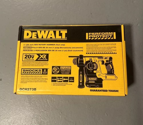 DeWalt DCH273B 20V Cordless 1" SDS Plus L-Shape Rotary Hammer (Tool ...