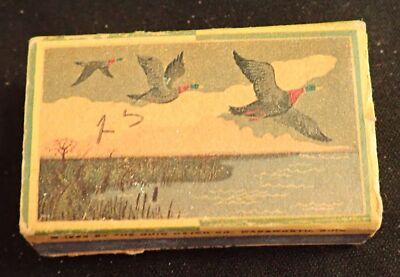 1955 Flying Mallard Ducks Wadsworth Ohio USA Blue Tip Matches with Box ...