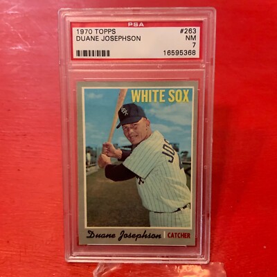 1970 Topps Duane Josephson #263 *White Sox* PSA 7 NM | eBay