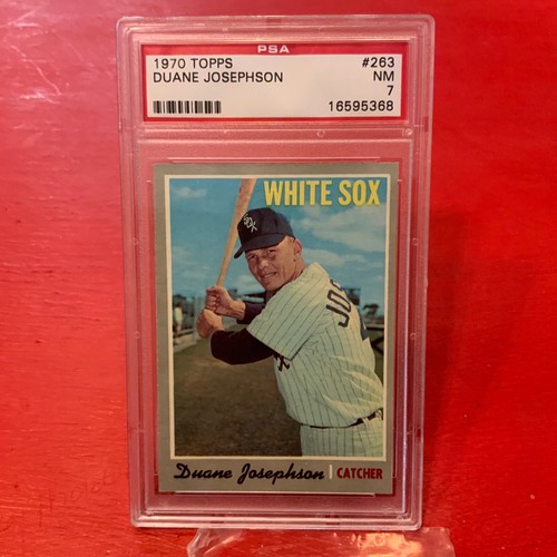 1970 Topps Duane Josephson #263 *White Sox* PSA 7 NM | eBay