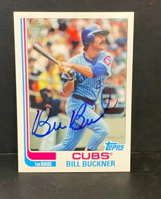 2012 Topps Archives Fan Favorites Bill Buckner AUTOGRAPH Chicago Cubs ...