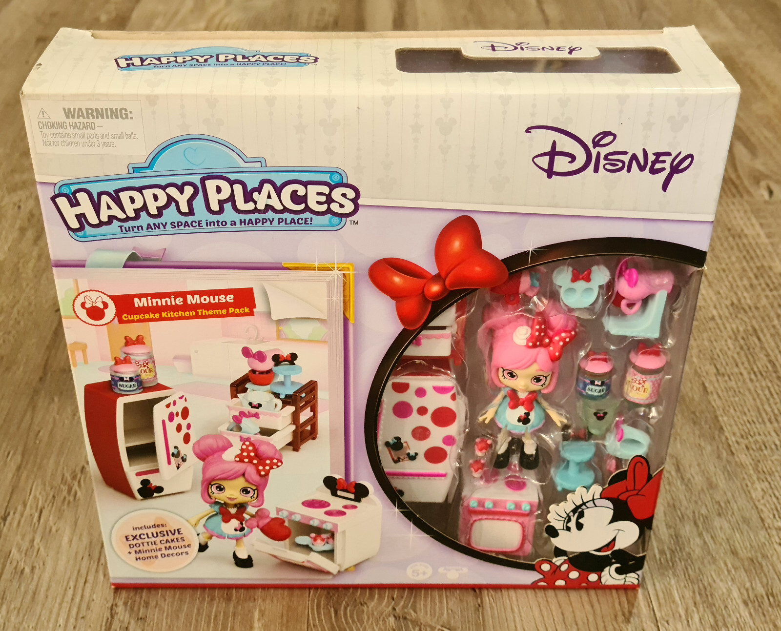 Shopkins Happy Places Disney Season 1, Minnie Mouse Cupcake Kitchen ...