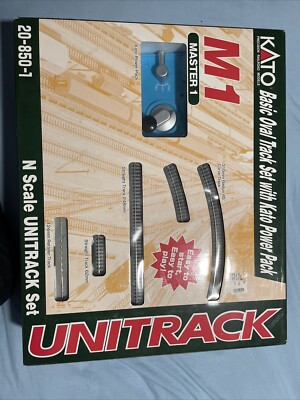 Kato M1 Master 1 Basic Oval Set with Power Pack 20-850-1 N Scale ...