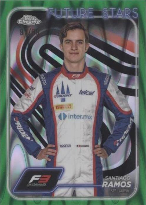 2024 Topps Chrome Formula 1 - F3 Drivers Future Stars Santiago Ramos ...