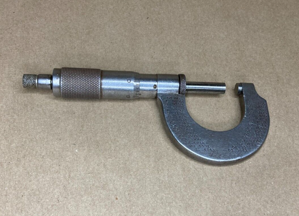 Starrett No. 230 Micrometer. 0-1". Rachet, Locking, Made in USA | eBay