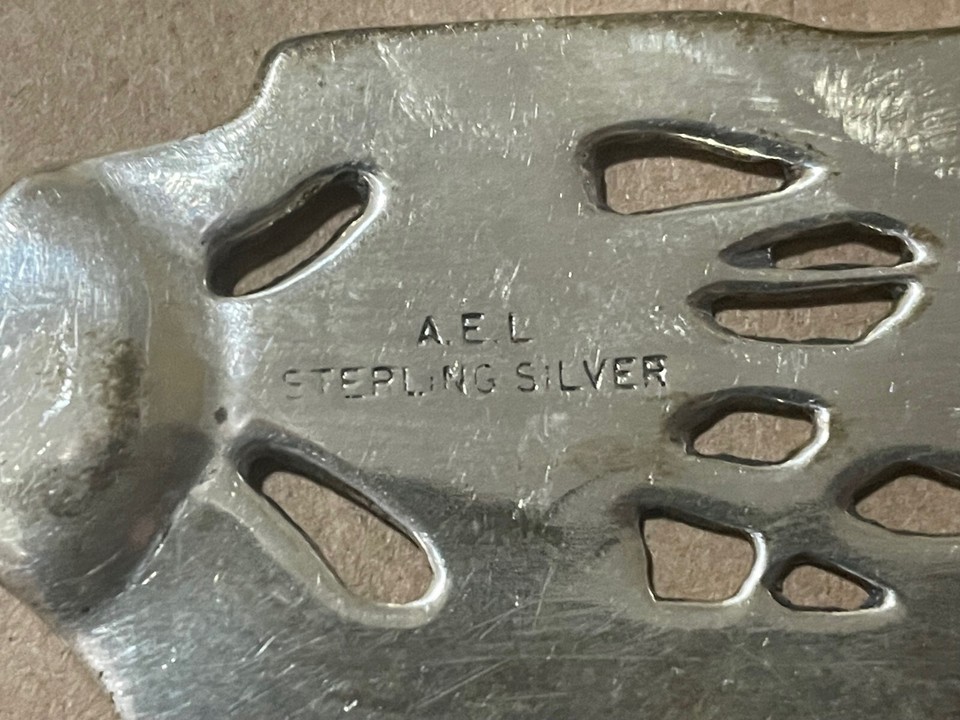 AEL STERLING SILVER FISH SLICE SERVER~Hand Made ??? | eBay