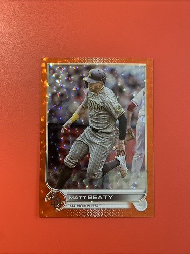 2022 Topps Update Series Matt Beaty #US263 Orange Foil SP /299 San ...