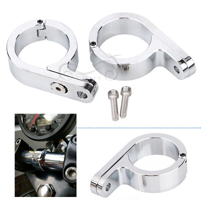 1 1/4" Handlebar Mount Clamp Clock For Harley Road Glide King FLHR ...