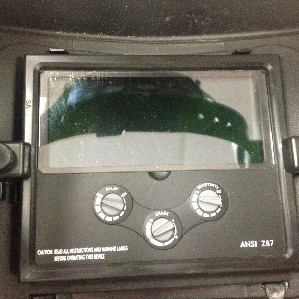 Huntsman Solar-Powered Welding Helmet ANSI Z87 CSA Shade 9-13 Free ...