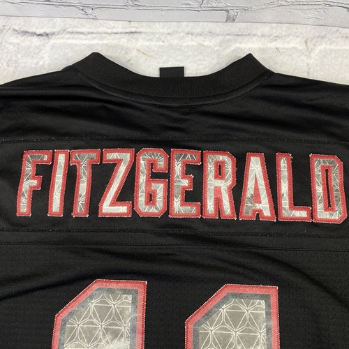 Larry Fitzgerald Reebok Team Apparel Black Sideline United Jersey Men's ...
