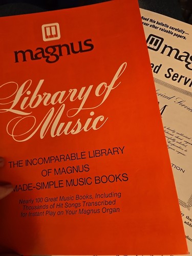 Lot 1 Magnus Library Music Made Simple Books 2 Organ Warranty 3 Service ...