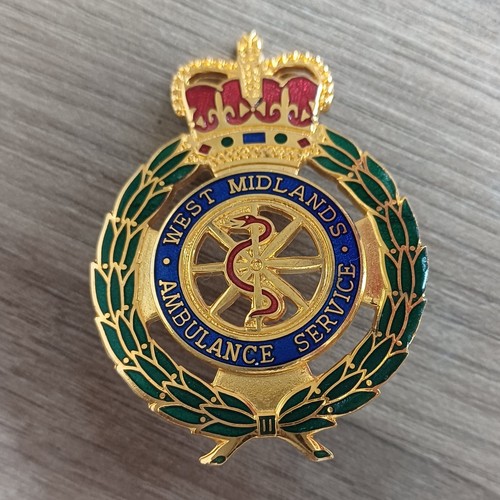 Vintage West Midlands Ambulance Service Enamel Cap Badge | eBay UK