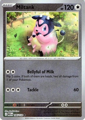 Miltank 106/132 - REVERSE HOLO - ME01: Mega Evolution - NM | eBay