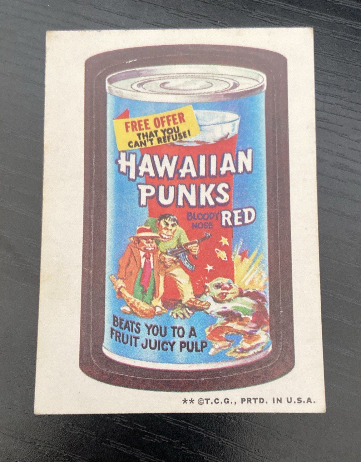 Topps Wacky Packages 3rd Series 1973 Hawaiian Punks | eBay