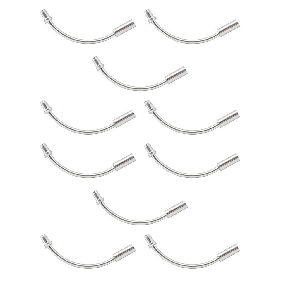 20pcs Bike Noodle Bend Universal Bike Cable Guide Tubes (Silver) | eBay UK