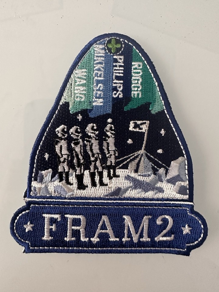 SpaceX FRAM 2 Dragon Commercial Mission Patch 3.5” | eBay