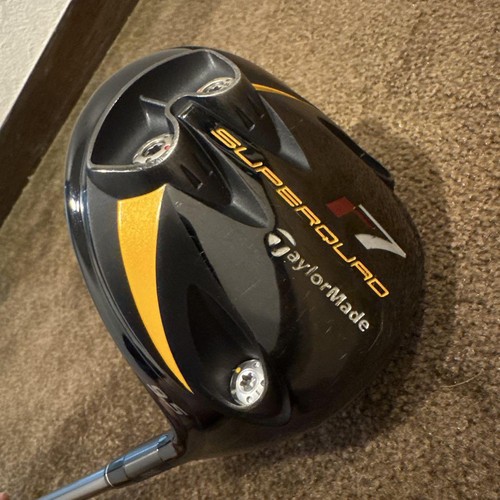 TaylorMade SuperQuad Driver Black Yellow Stripe Design | eBay