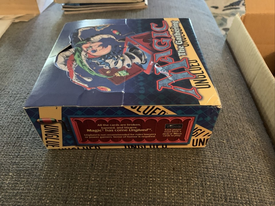 MTG 1 Empty UNGLUED Booster Box - Magic the Gathering - No Packs ...