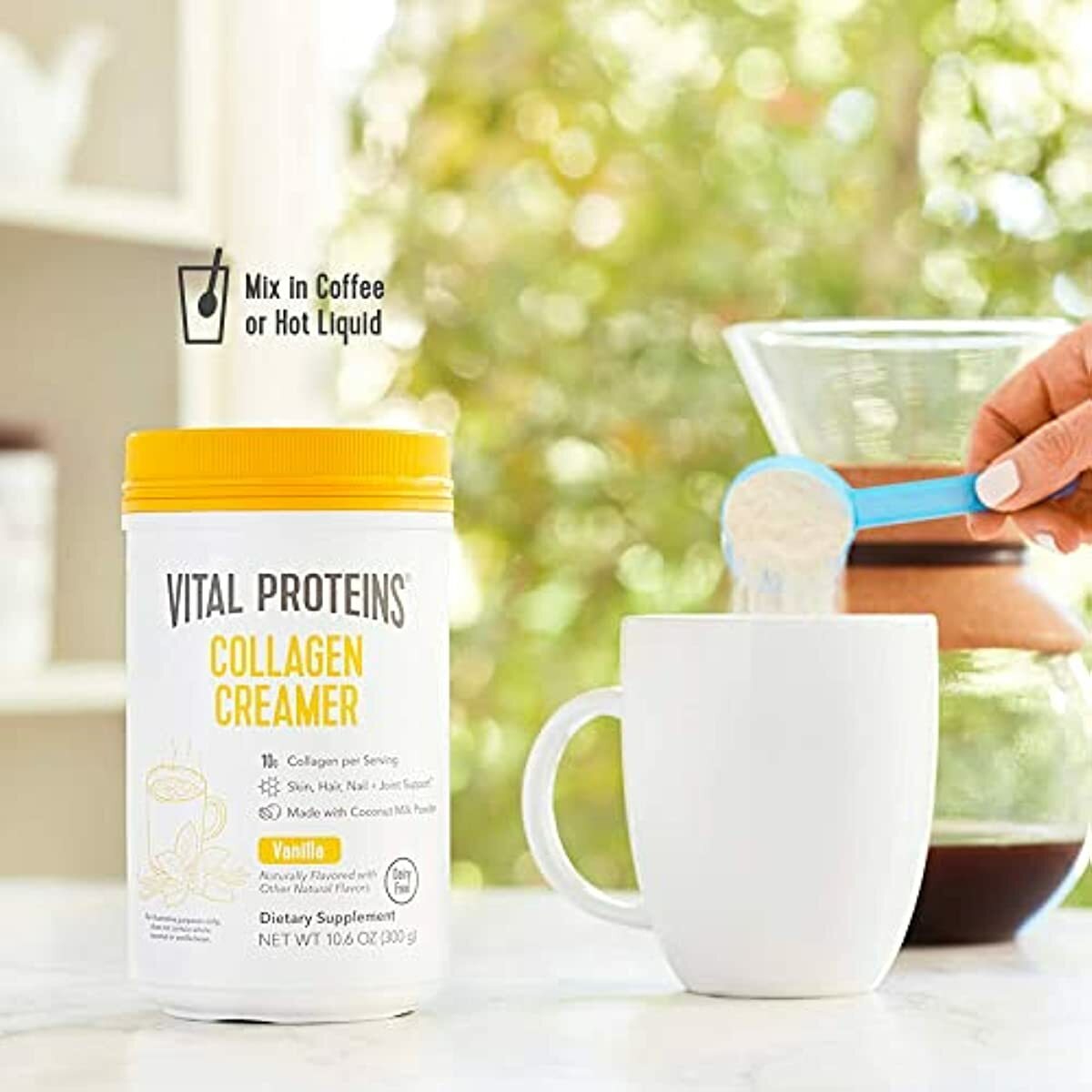 Vital Proteins Collagen Coffee Creamer Powder Energy-Boosting MCTs ...
