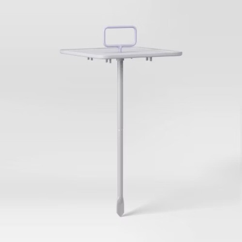 Stake Table with White Tabletop and Purple Handle - Sun Squad™ | eBay