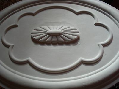 Rosette 100-158 - Stucco - Very Stylish 44 x 33 cm Oval | eBay