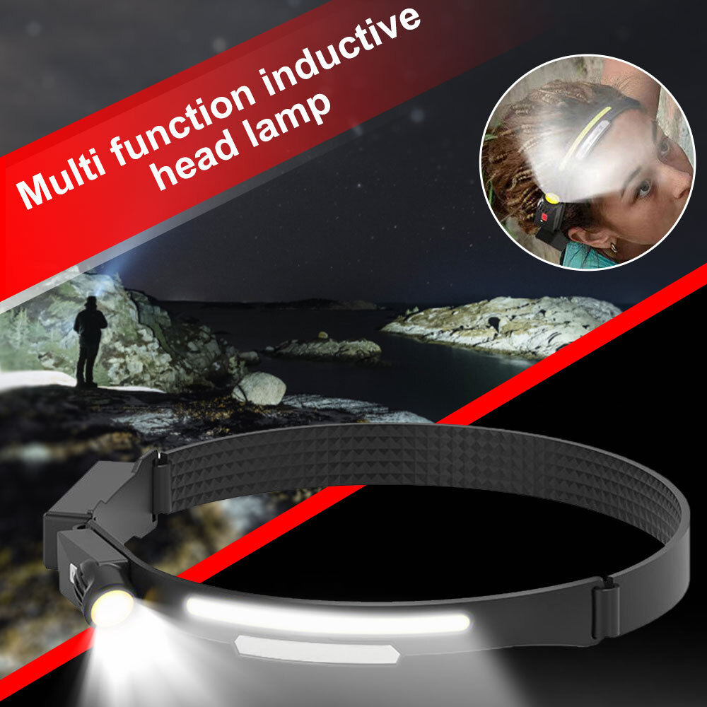 LED Headlight Head Light Outdoor Sports Night Running Light Safety ...