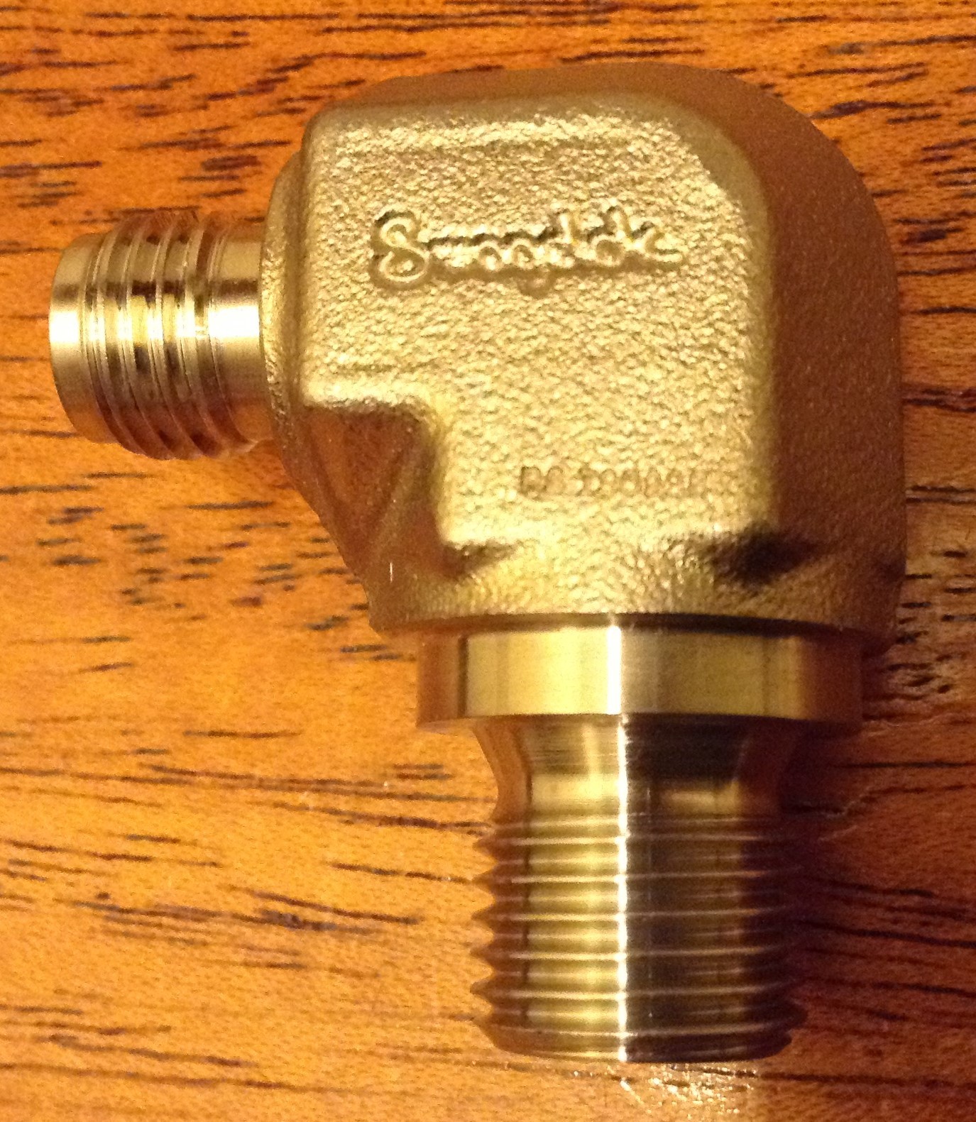 Swagelok 1/4" Tube X ¼" Parallel Thread Male Elbow orifice plate flow ...