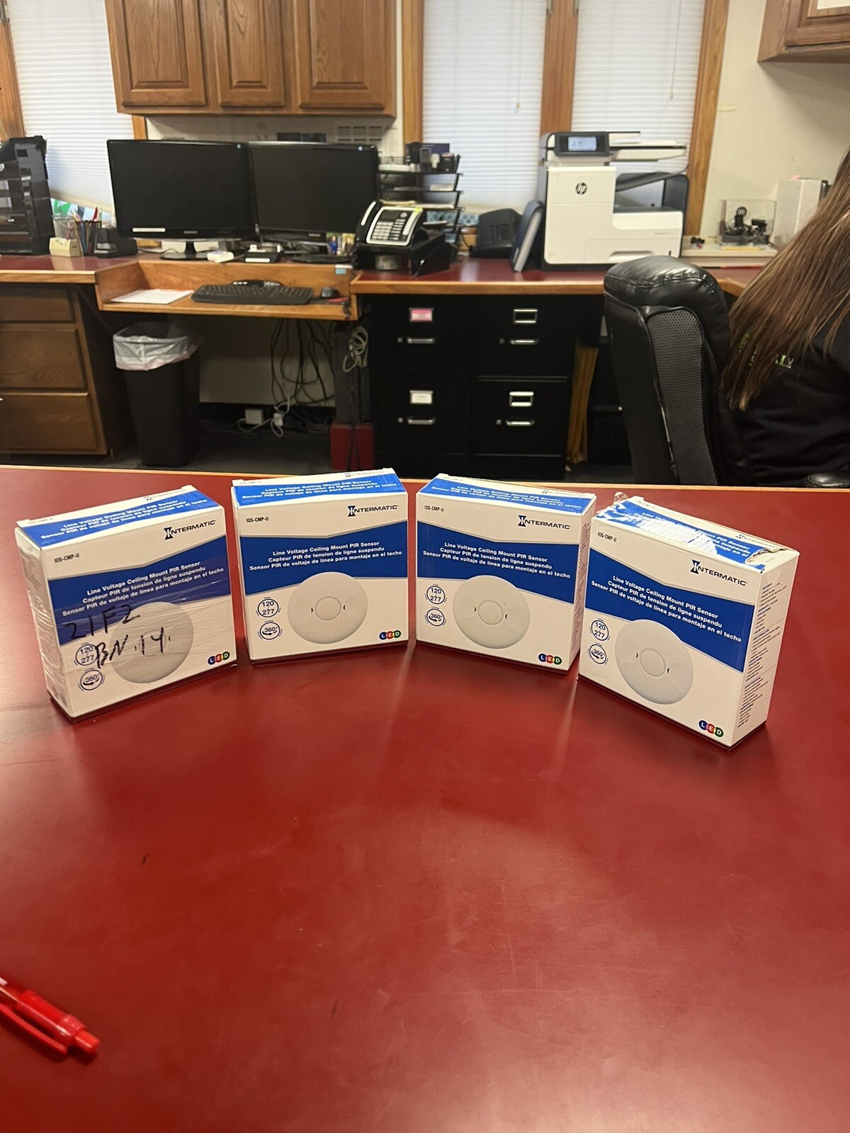 Lot of (4) IOS-CMP-UA Ceiling Mount Line Voltage Sensor 360-Degree ...