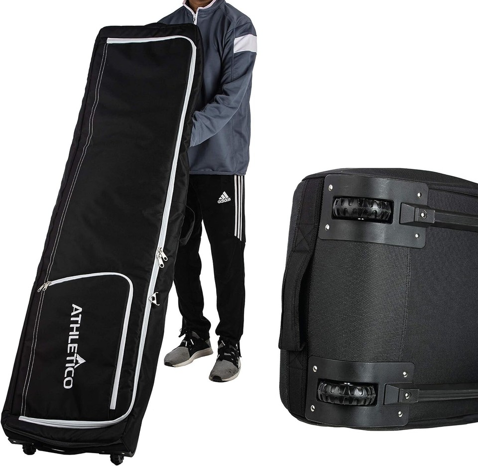 ATHLETICO NEW Black 64"x16"x7" Conquest Padded w/Wheels Snowboard ...