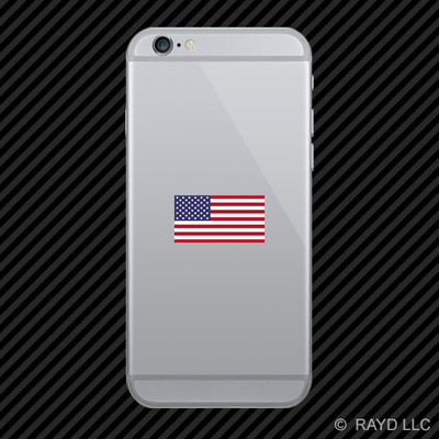 American Flag Cell Phone Sticker Mobile Die Cut america usa | eBay