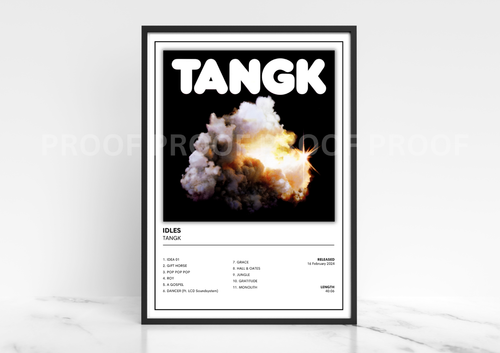 TANGK IDLES Album Cover Poster / Music Poster Gift A5 A4 A3 | eBay UK