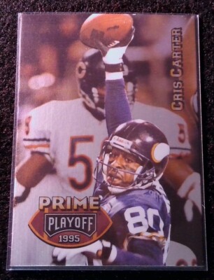 1995 Playoff Prime Football #96 Cris Carter Minnesota Vikings HOF | eBay