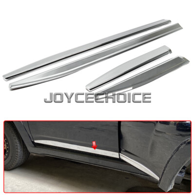 ABS Chrome Car Side Door Body Moulding Strips Trim For Toyota 4Runner ...