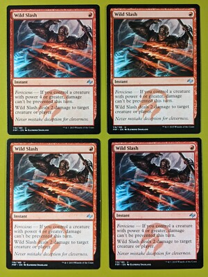 Wild Slash x4 Fate Reforged 4x Magic the Gathering MTG | eBay