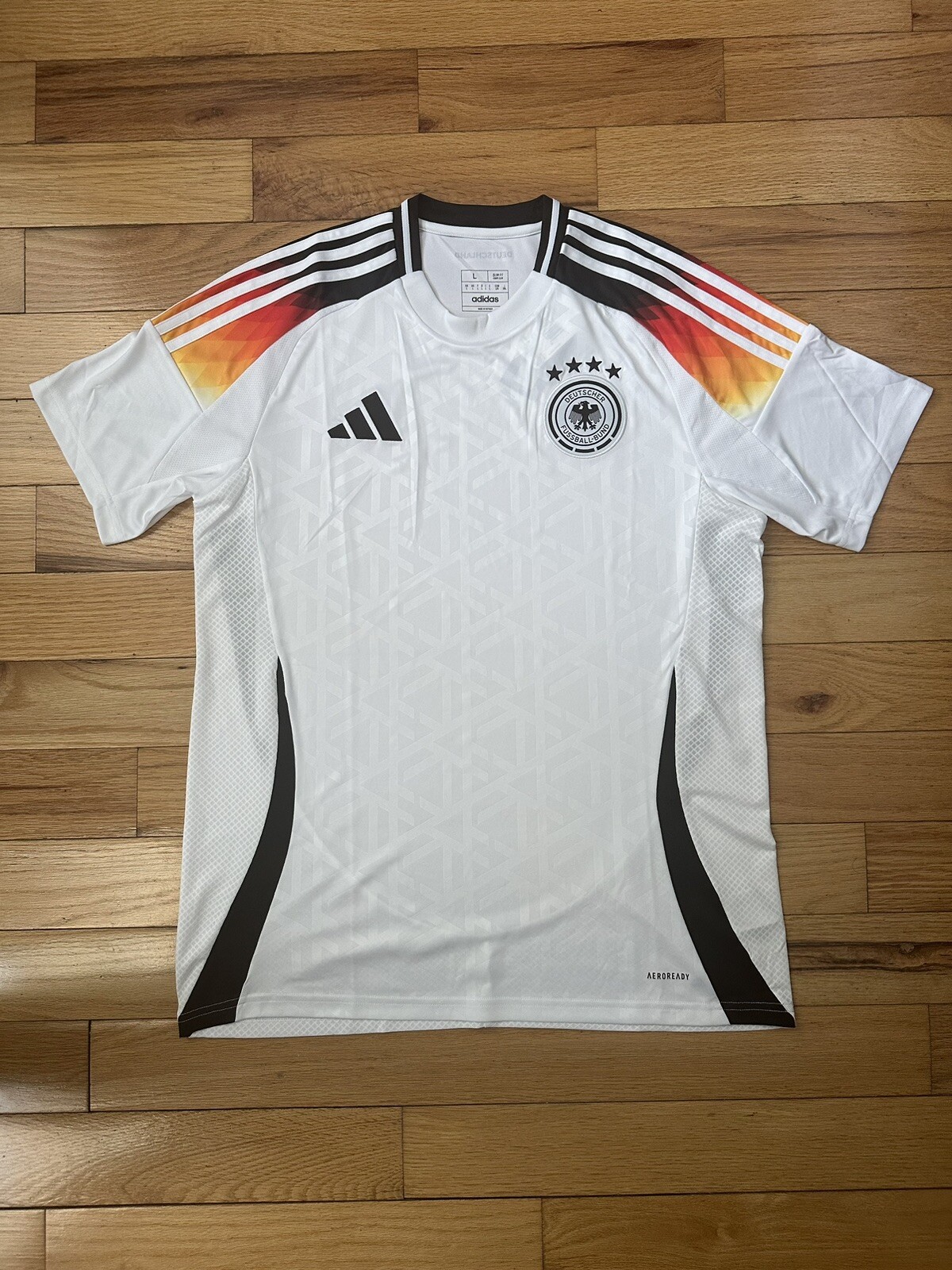 Germany Jersey 2024 Home Soccer Football Adidas IP8139 Mens Size L ...