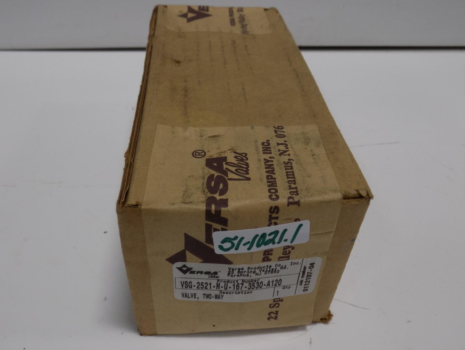 Versa Solenoid Valve VSG-2521-M-U-167-3530-A120 V023Z0033LCCM-1200V60 ...