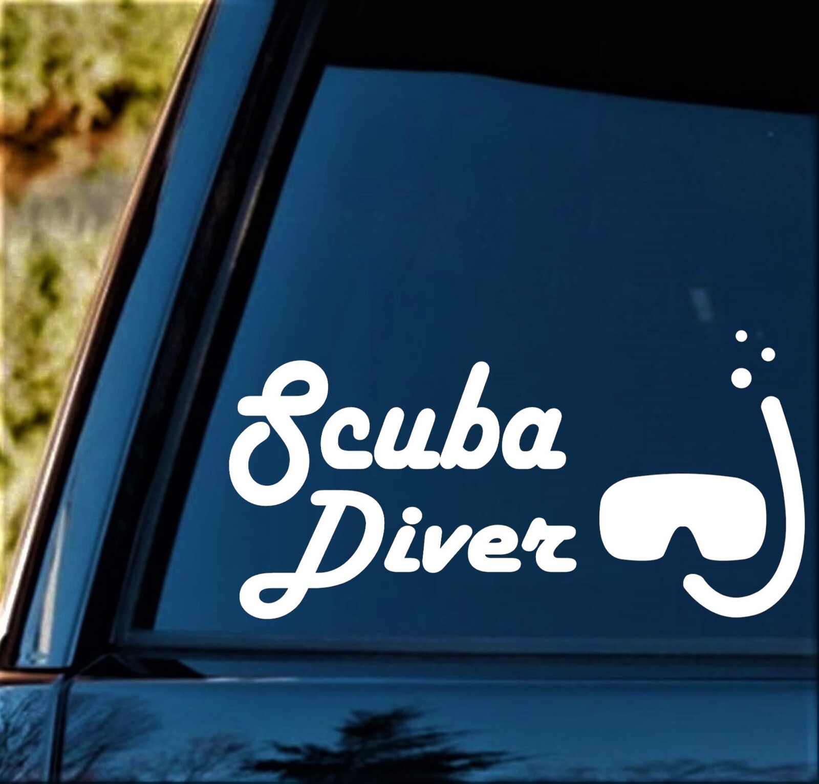 Scuba Diver Decal Diving Sticker dive snorkel mask tanks Fins F1068 | eBay