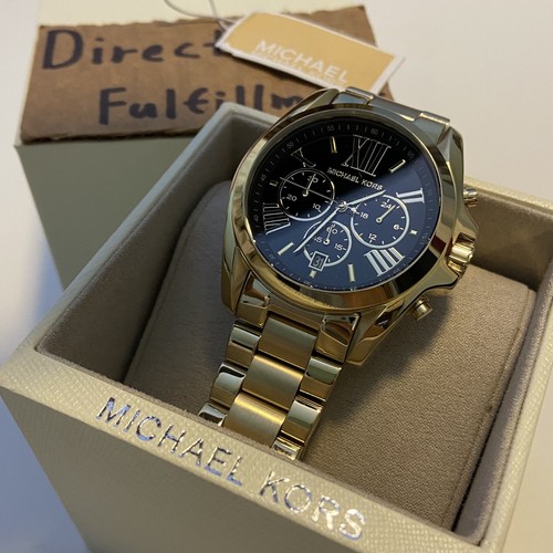 Michael Kors Chronograph Bradshaw GoldTone Stainless Steel Bracelet ...